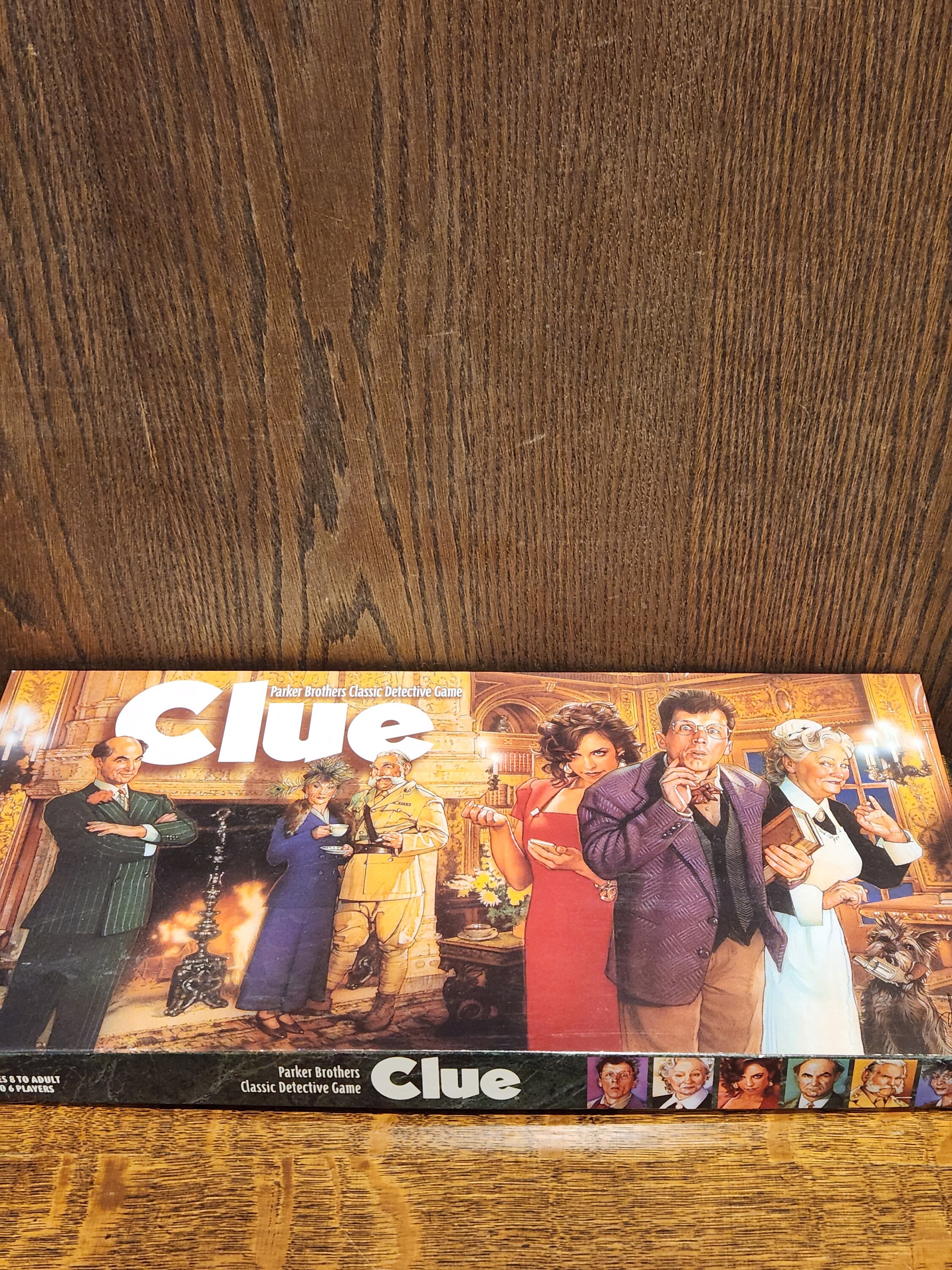 1996 Clue Game Box