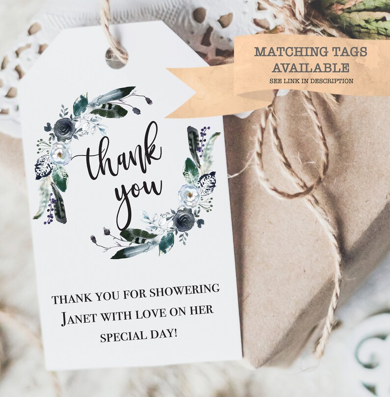 Navy Floral Gifts and Cards Sign Printable Gifts and Cards - Etsy