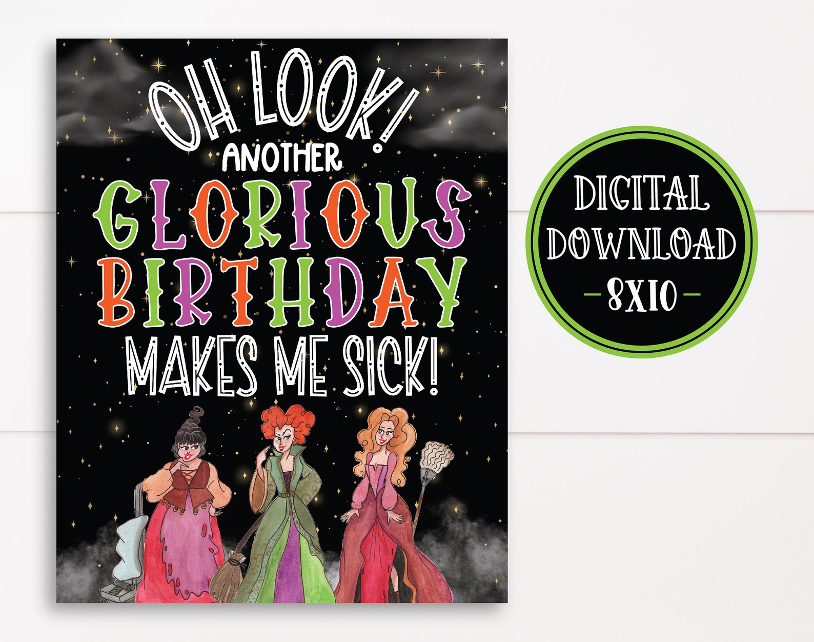 Hocus Pocus Birthday Sign, Another Glorious Morning, Hocus Pocus Party ...