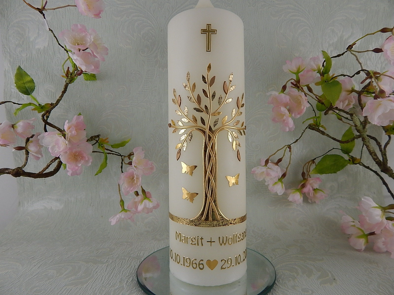 Wedding Candle Tree of Life 250x70 Mm Original Design TKR185 - Etsy