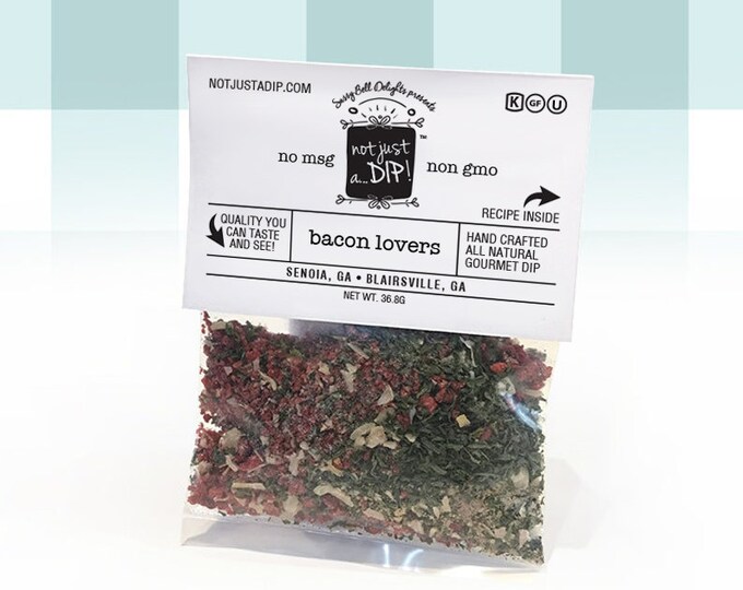 Bacon Dip Mix is a Packaged Seasoning for Gourmet Dip Lovers, Can Be ...