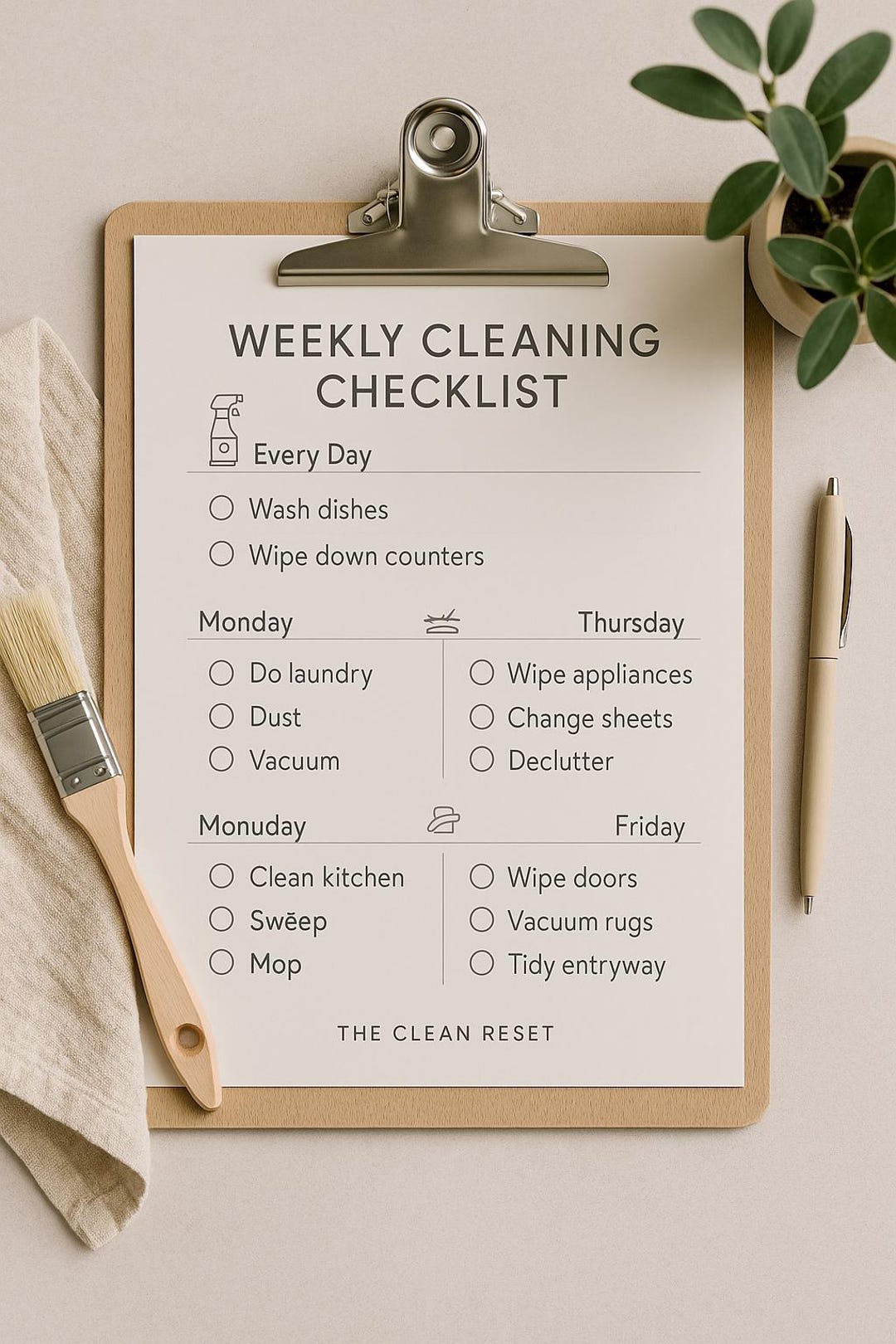 The Clean Reset - Etsy