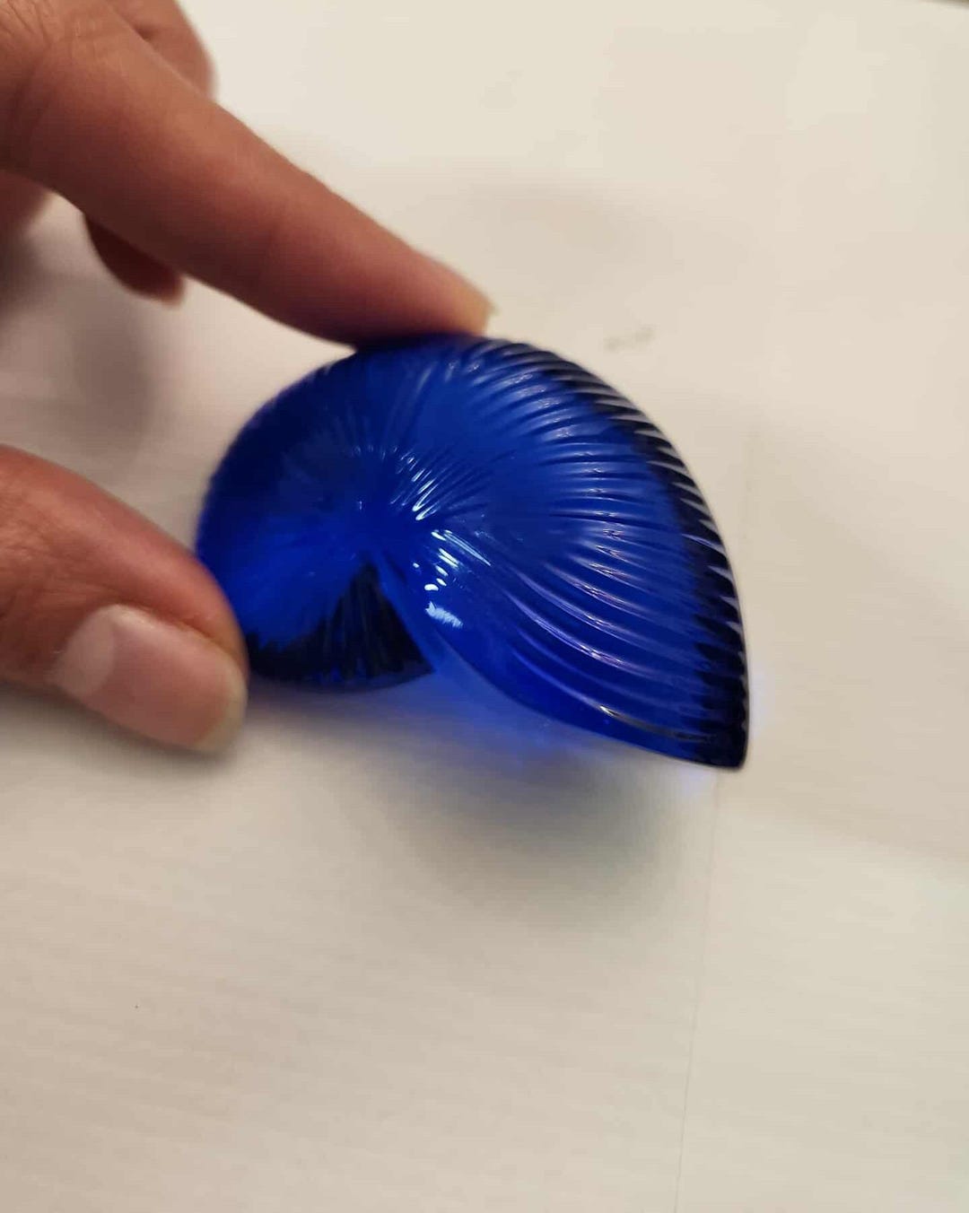 Beautiful Baccarat Crystal Cobolt Blue Nautilus Sea Shell. - Etsy