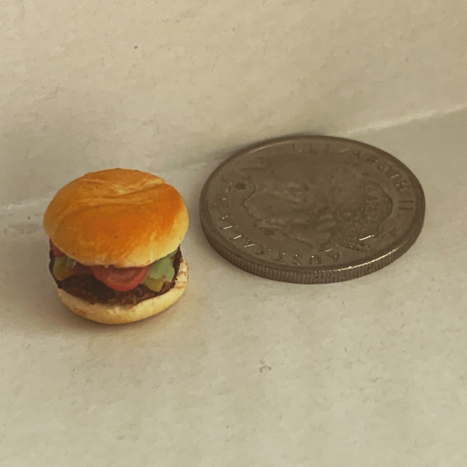 Realistic Polymerclay hamburger | Etsy