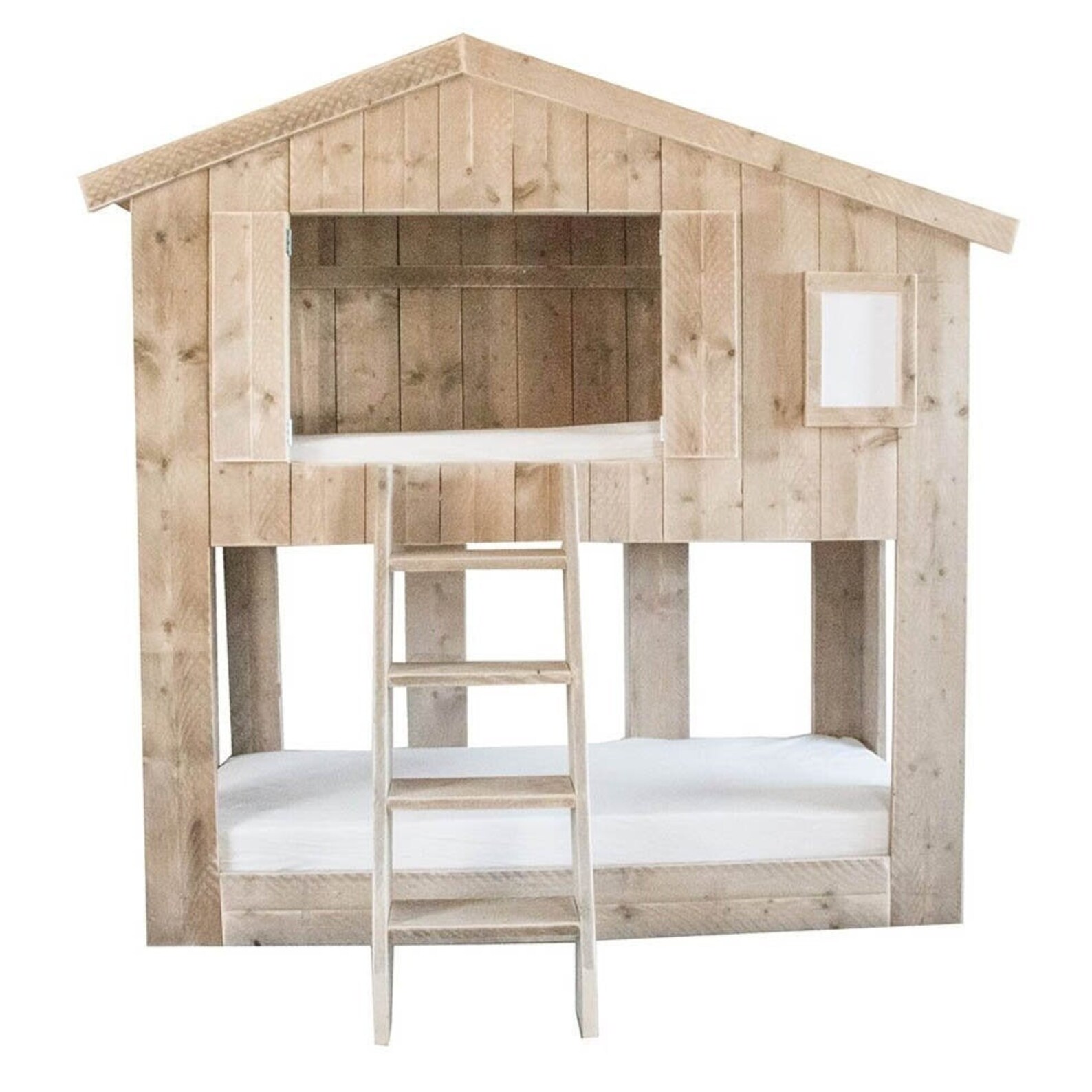 Timber / Scaffolding Wood Bunk Bed / Cot roma - Etsy