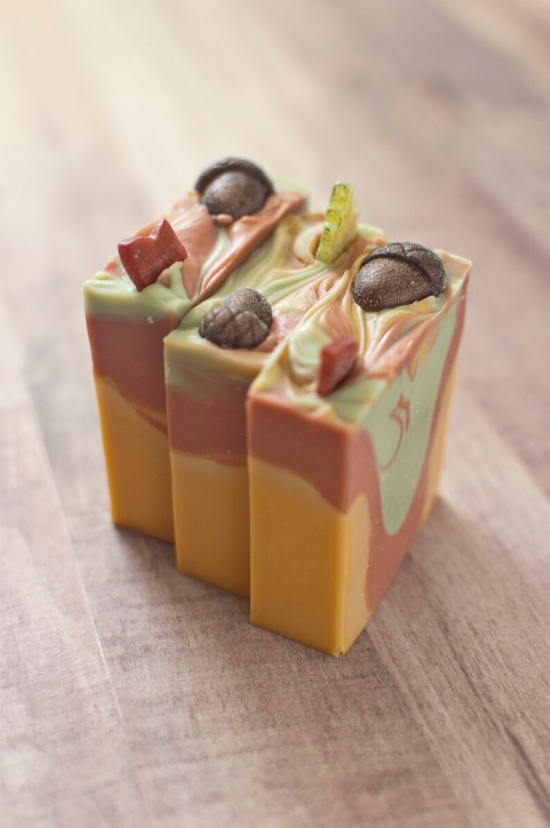 Autumn Woods Soap Artisan Soap Fall Soap Acorn and Leaf | Etsy