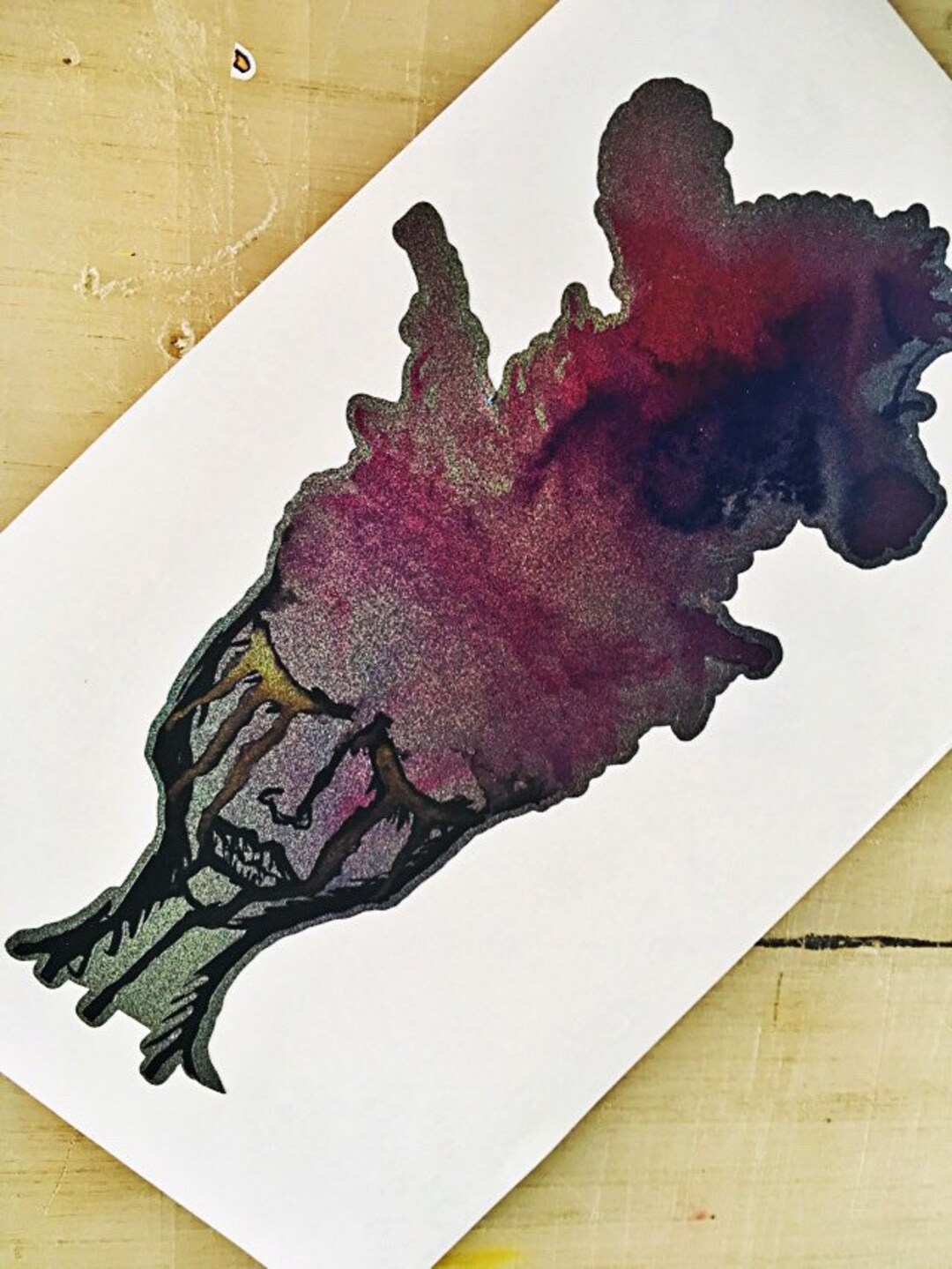 Explosion Watercolor - Etsy
