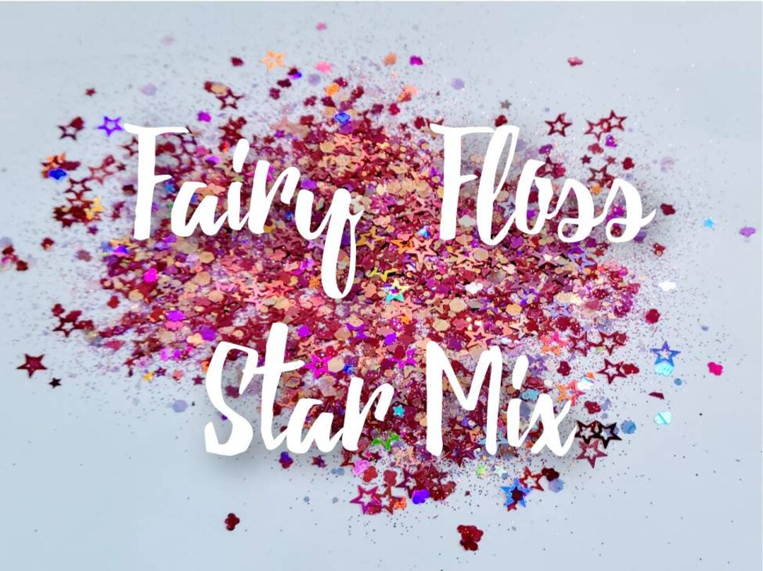 Fairy Floss, Pink Chunky Glitter Mix, 2oz by Weight - Etsy