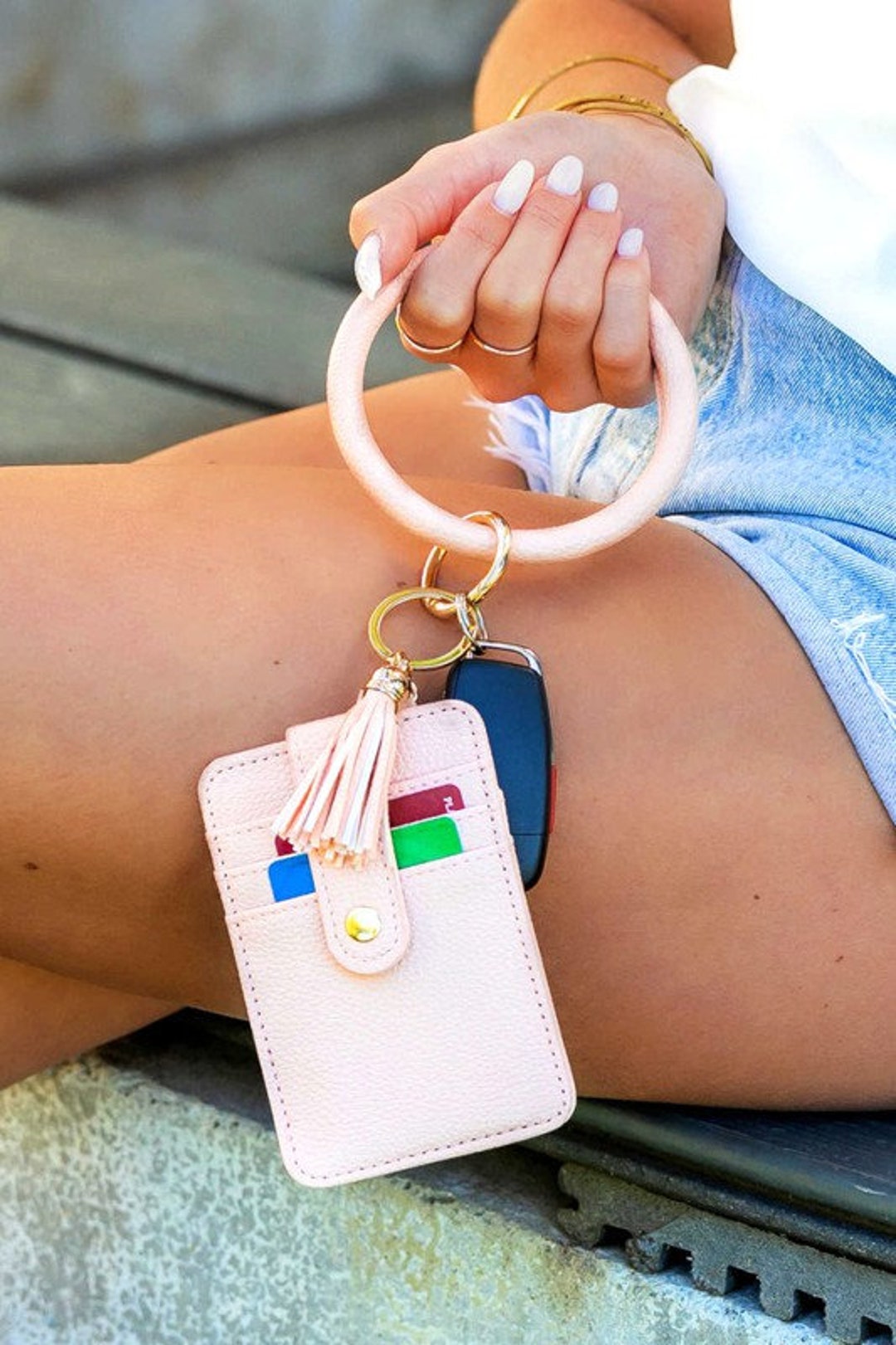 Key Ring Wallet Bracelets Gift for Best Friend Stocking Stuffer Cheap ...