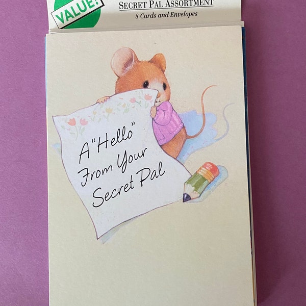 Secret Pal Cards - Etsy