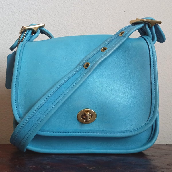 Blue Coach Purse - Etsy