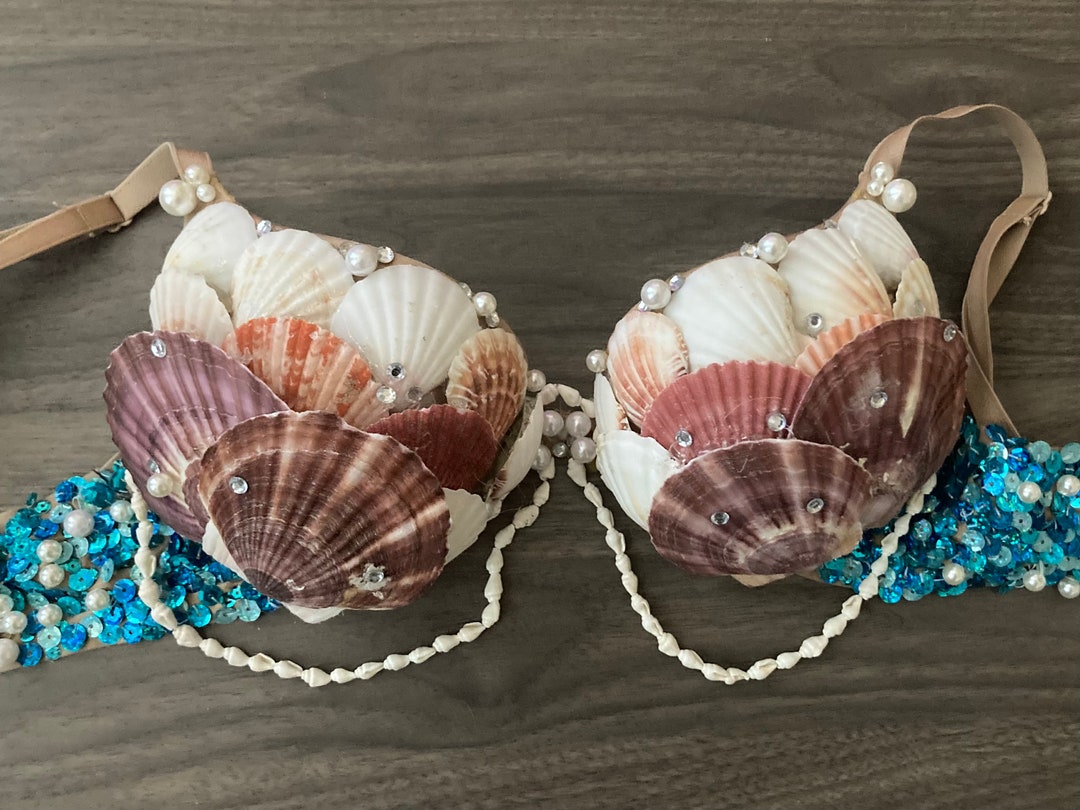 Real Seashell Mermaid Bra push-up/full Coverage - Etsy
