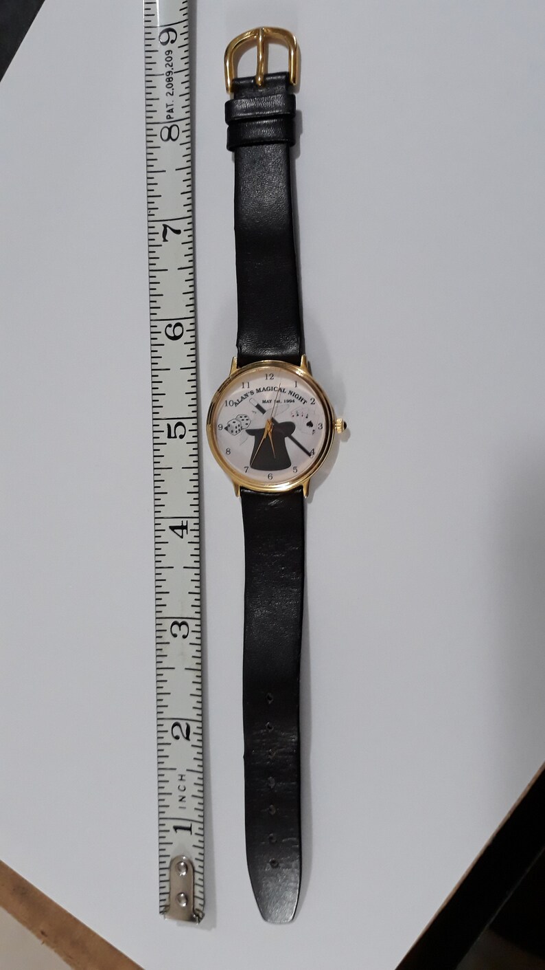 Alan Magic Night Poker and Dice Quartz Watch Working Excellent - Etsy