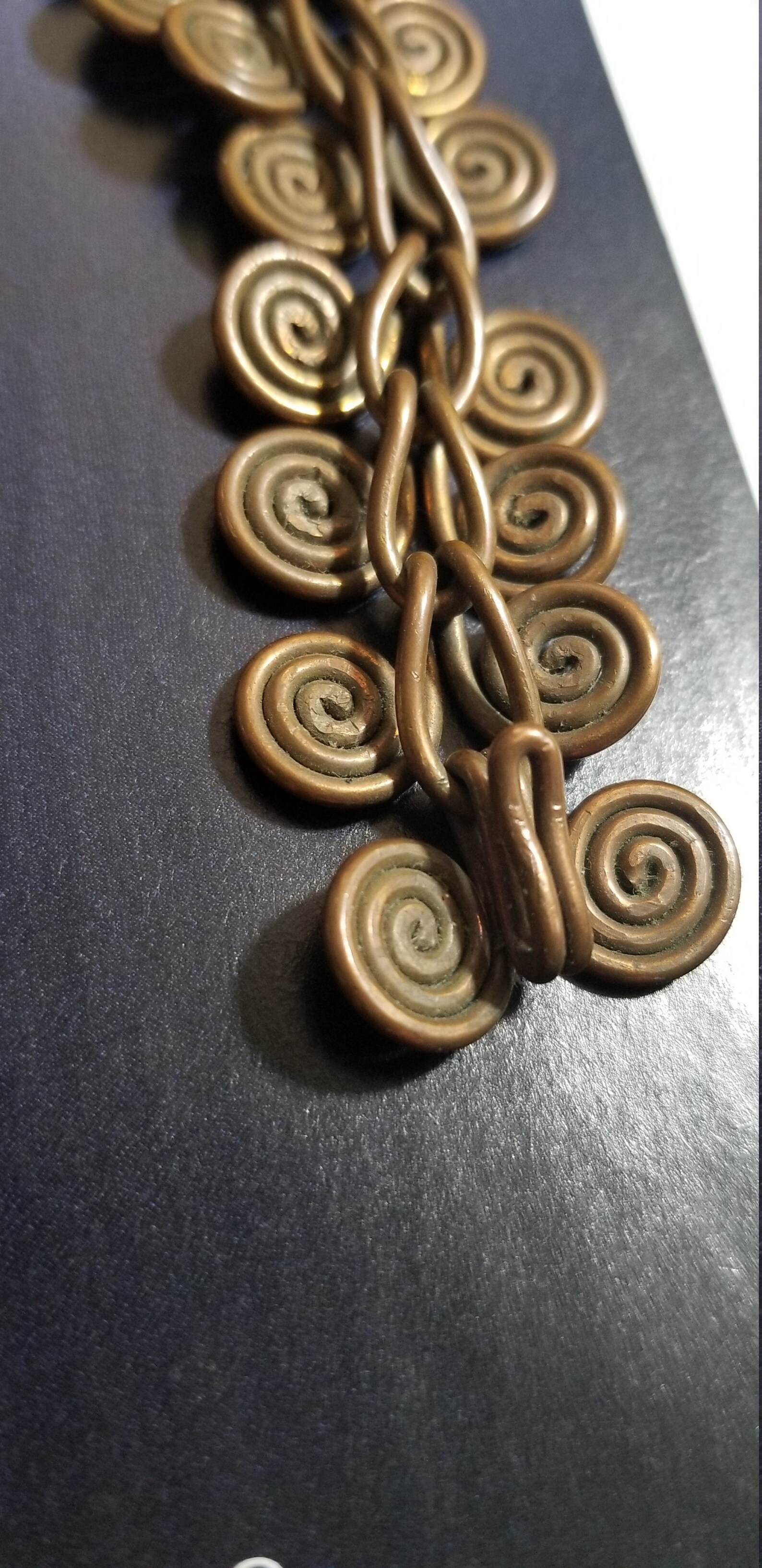 Antique Mexico Copper Bracelet Articulated Hand Made by - Etsy