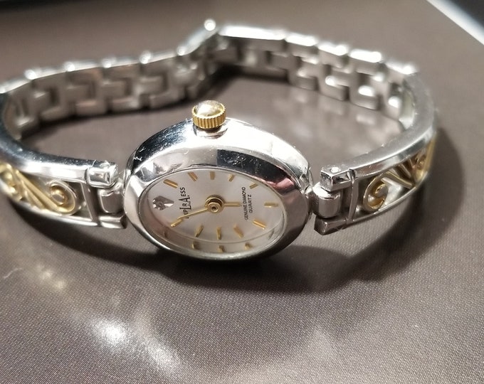 Wrist Watch Vintage LA Express Articulated Bracelet on Steel Face 1 ...