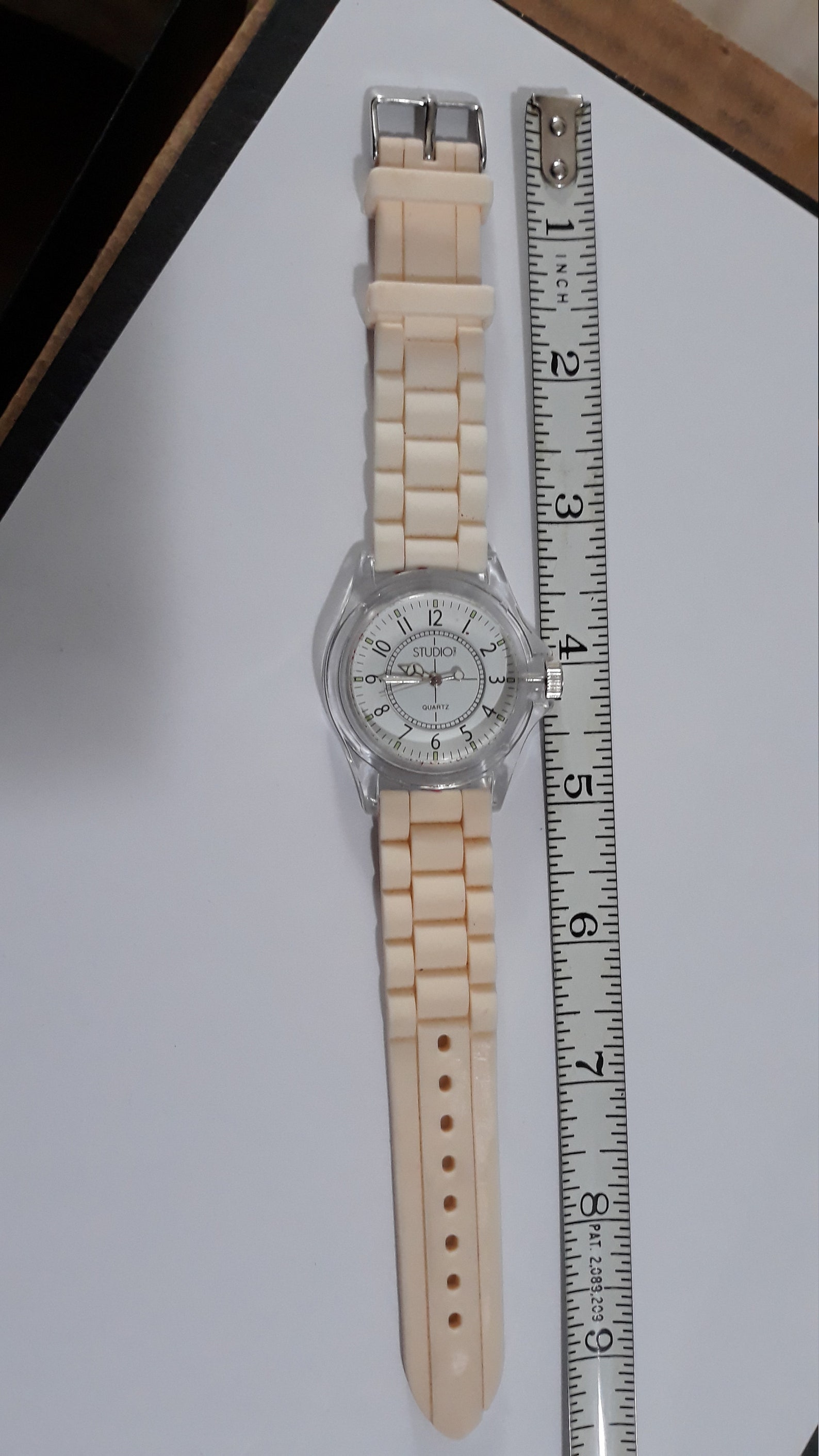 Studio Quartz Watch Working Silicon Bracelet Band Excellent | Etsy