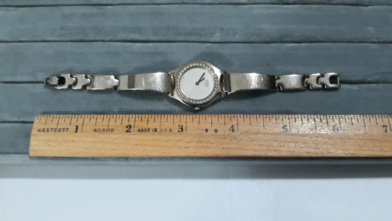 Movado Ladies Watch, ESQ Movado With Crown of Genuine Cz Diamonds Like ...