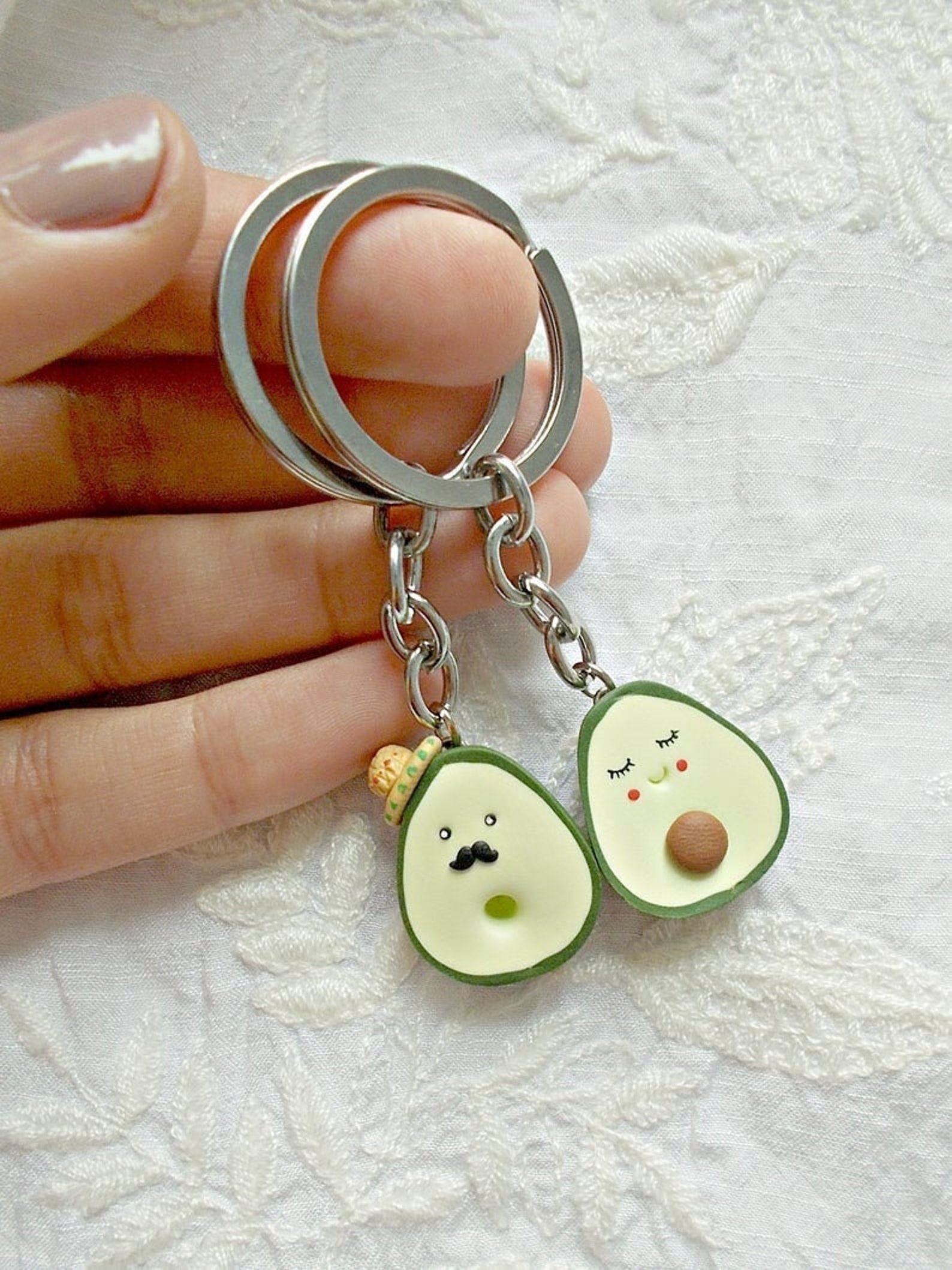 Avocado Keychain - Avocado Best Friends Gift BFF Avocado Cute Avocado ...