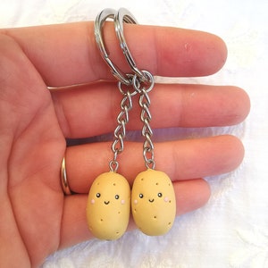 Potato Keychain - Best Friend Gift Patate - Boyfriend Girlfriend Gift ...
