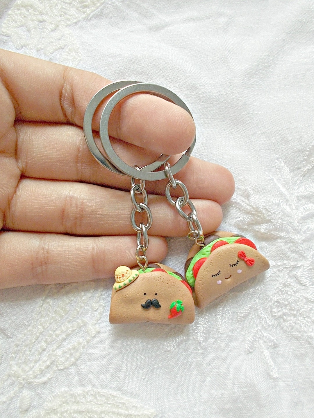Taco Keychain Taco Twosday Keychain Taco Bout You best Friend Gift ...
