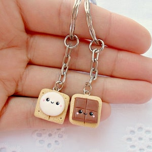 S'mores Keychains - Best Friend Gift - S'mores Keychains - Boyfriend ...