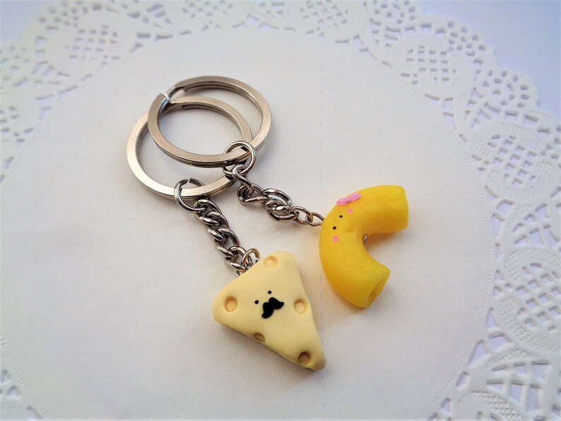 Mac and Cheese Keychain valentines Day Gift Christmas Gift - Etsy