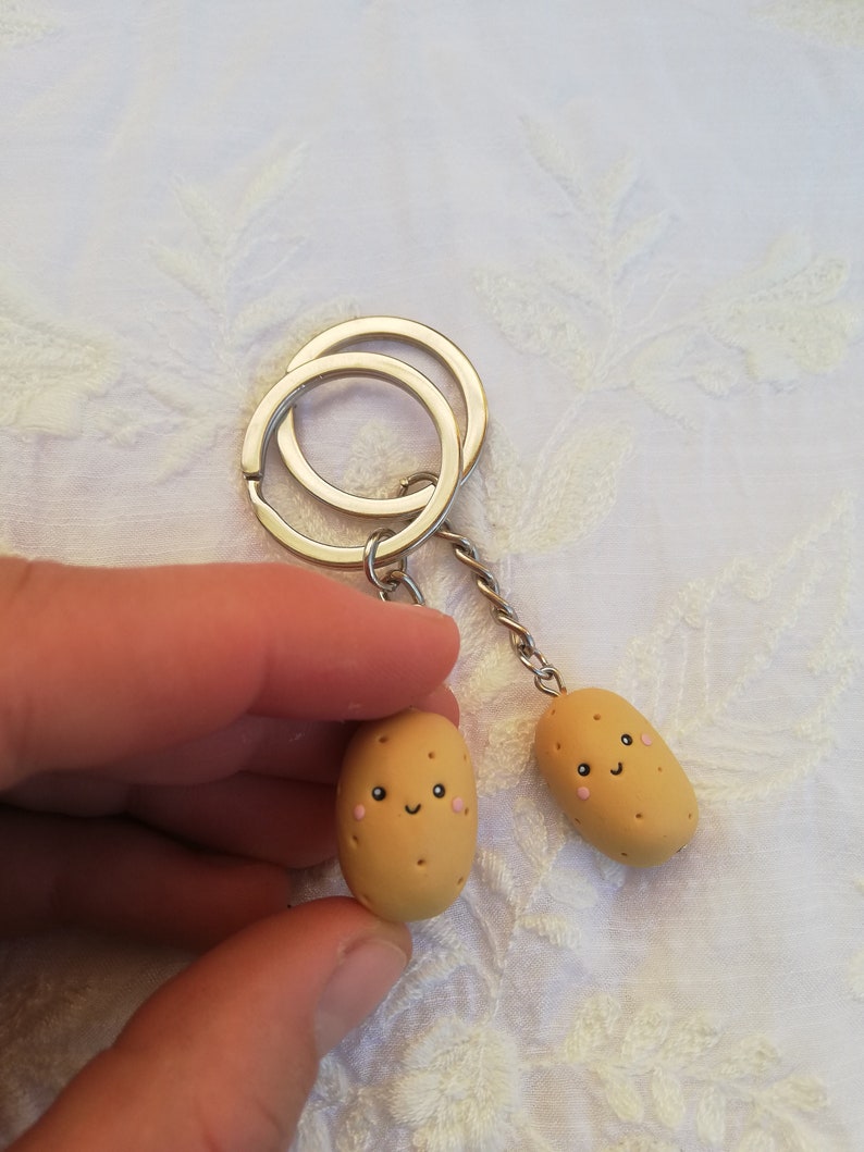 Potato Keychain - Best Friend Gift Patate - Boyfriend Girlfriend Gift ...