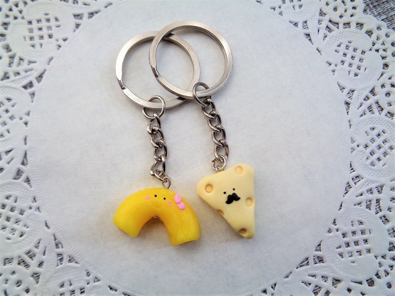 Mac and Cheese Keychain valentines Day Gift Christmas Gift - Etsy