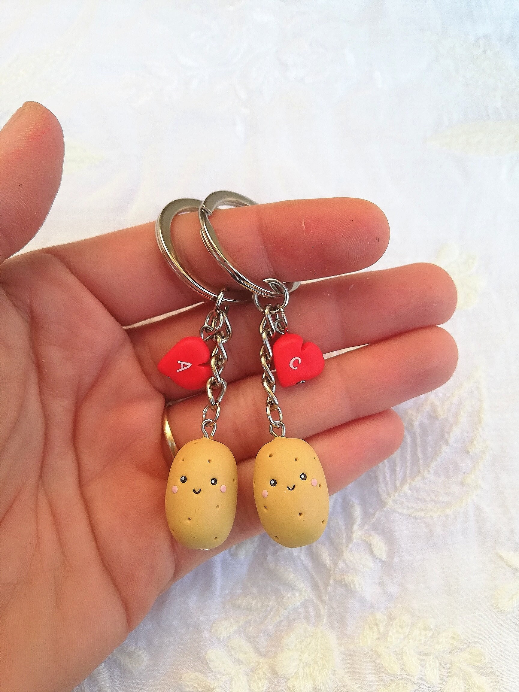 Potato Keychain Cute Potato Gift Boyfriend Girlfriend Gift - Etsy