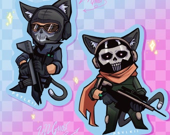 Simon Ghost Riley Sticker - Etsy