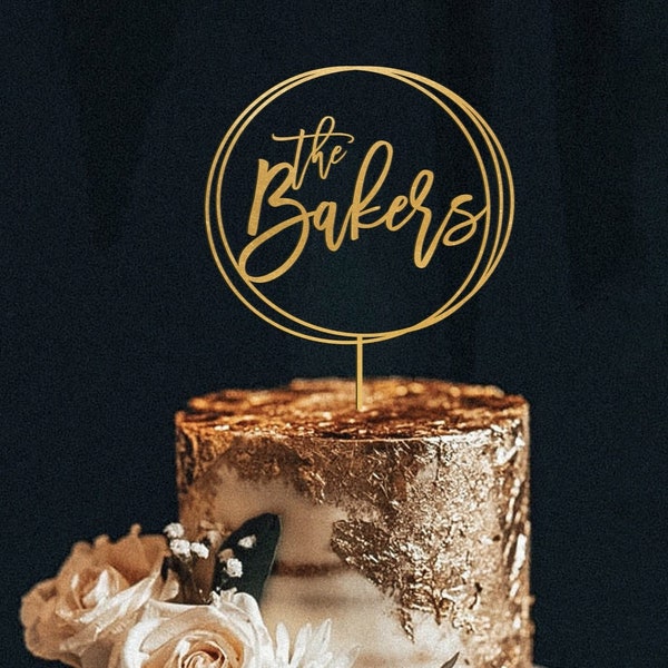 Gold Cake Toppers - Etsy
