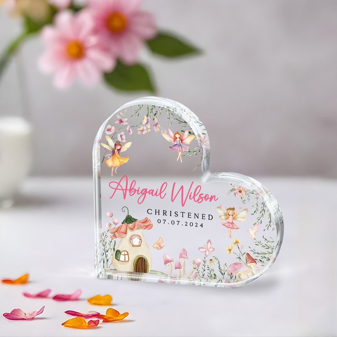 Christening Gift for Baby Girl, Personalized Christening Gifts, Elegant ...