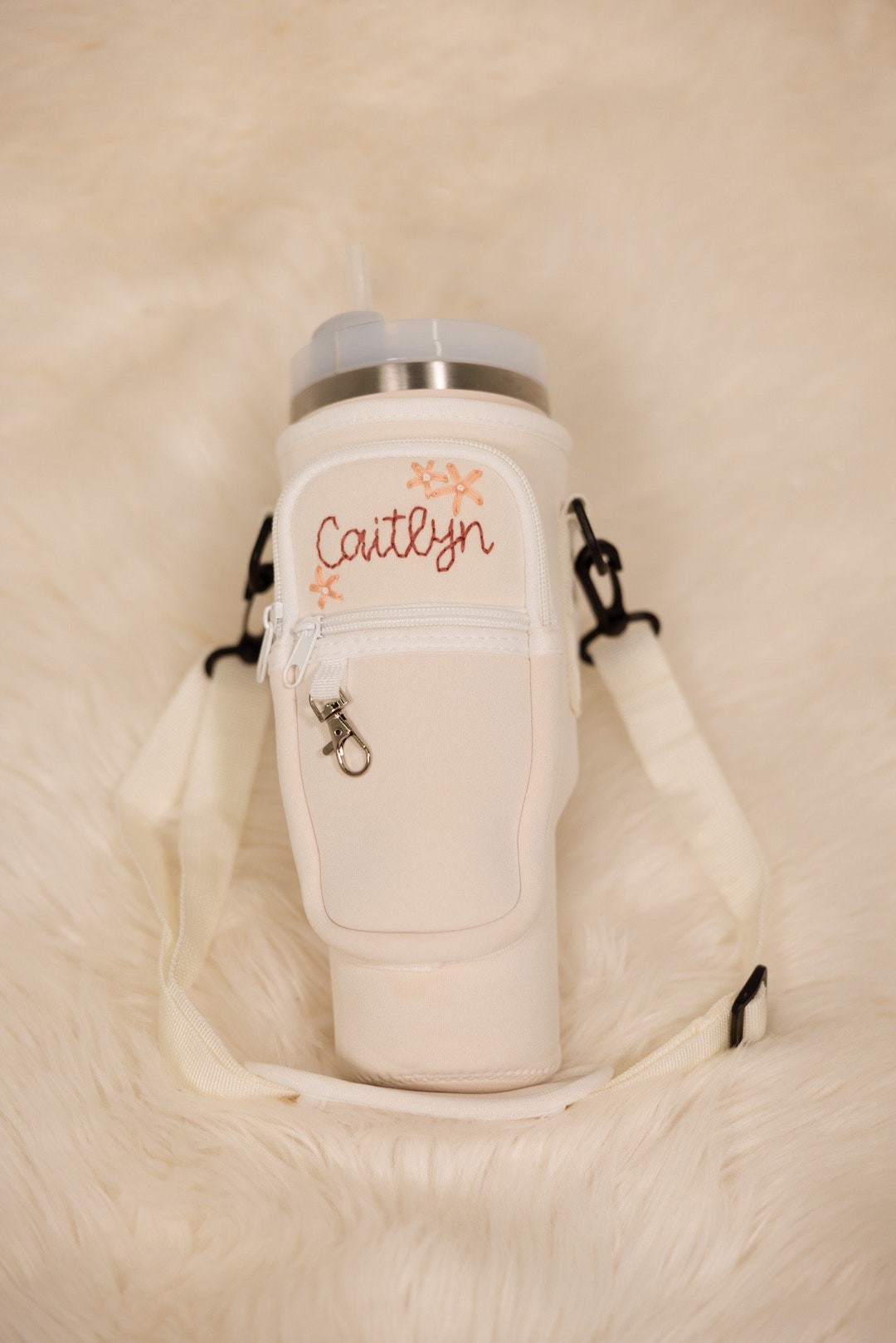 Personalized Stanley Cover/ Hand Embroidered Case/ Custom Name/ 40 ...