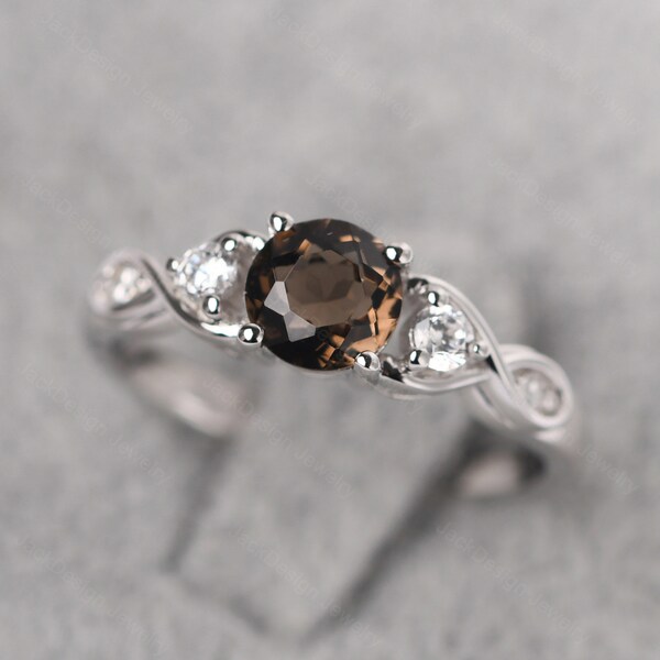 Brown Stone Ring - Etsy