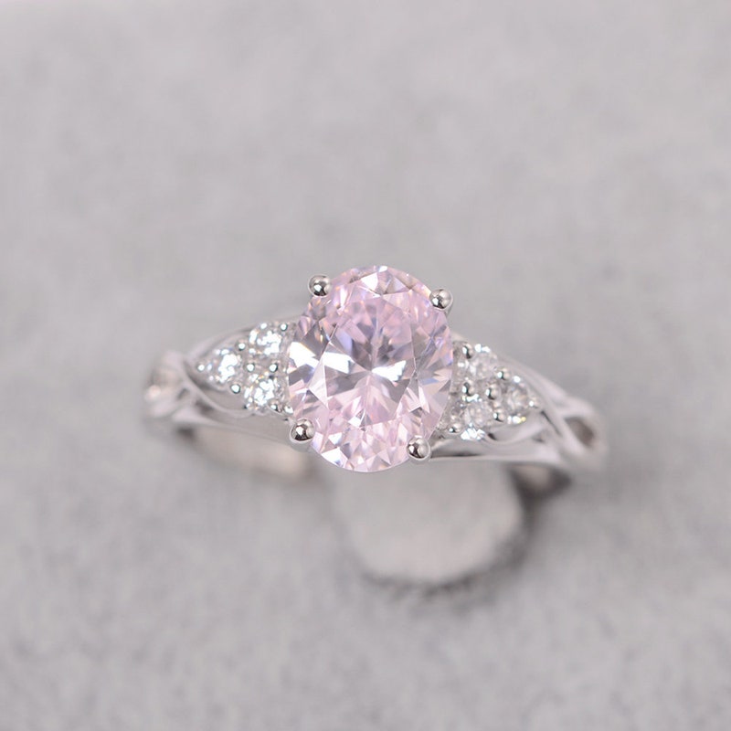 Pink Stone Ring - Etsy