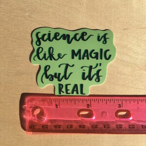 Science is Like Magic - Vinyl Sticker - Etsy