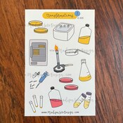 Cute Biochemistry Sticker, Western Blot, Labrador Retriever, Molecular ...