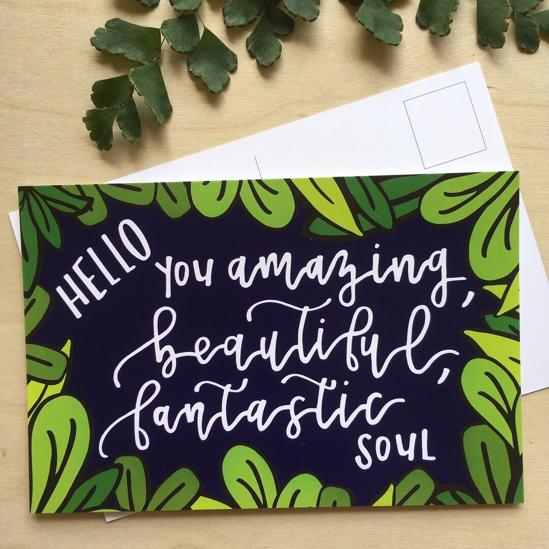 Amazing, Beautiful, Fantastic Soul Mini Print/postcard - Etsy