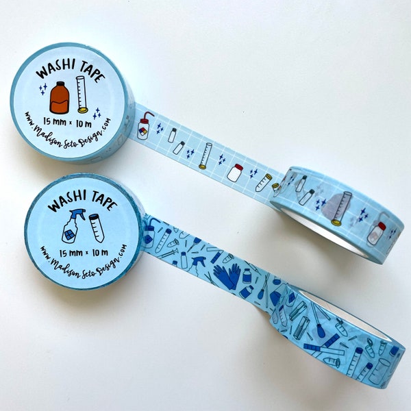 Science Washi Tape - Etsy