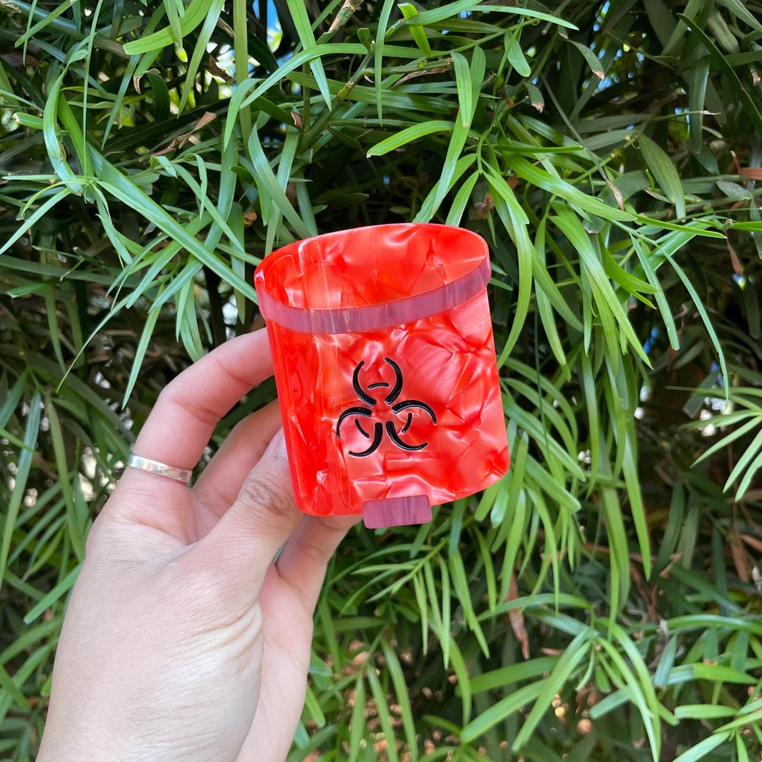 Biohazard Bin - Hair Claw - Etsy
