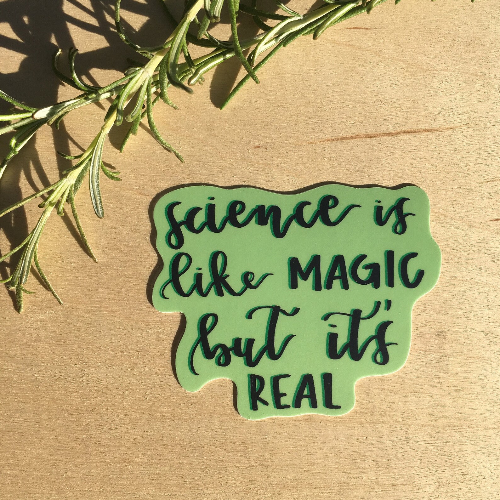 Science is Like Magic Vinyl Sticker - Etsy