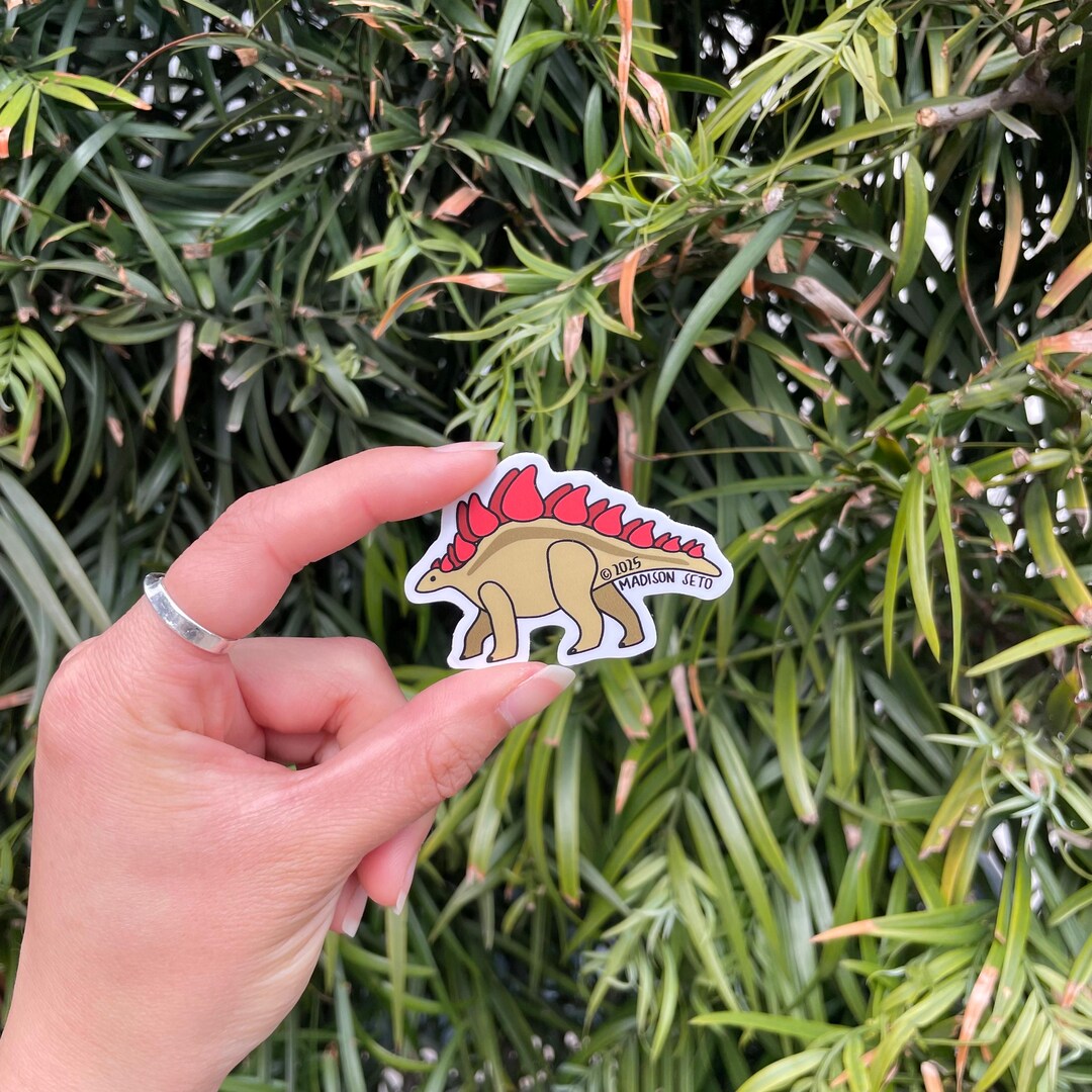 Stegosaurus - Vinyl Sticker - Etsy