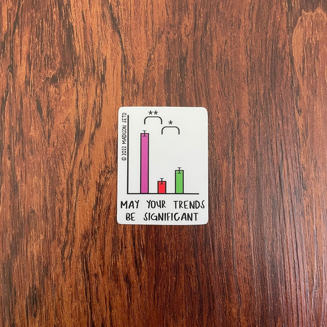 Statistically Significant - Vinyl Sticker - Etsy