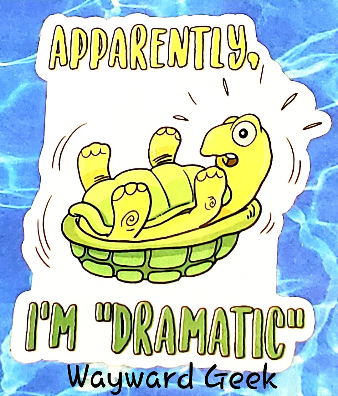 Apparently I'm Dramatic Vinyl Sticker - Etsy