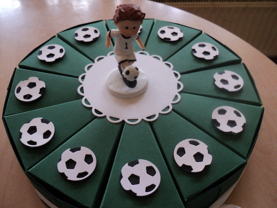 Fussballtorte Geldgeschenke Jungen Fussball Schachteltorte | Etsy