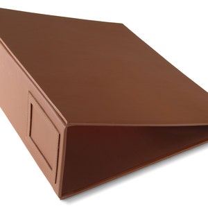 Envoy Handmade Leather Lever Arch Ring Binder A4 Includes Rigid Box ...