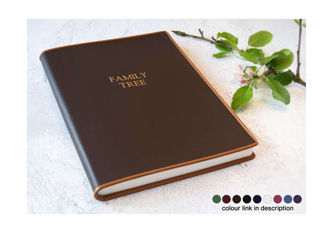 Cortona A4 Personalised Handmade Italian Leather Journal Chocolate ...
