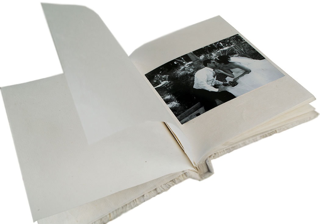 Bark Personalised Handmade Vegan Leather Photo Album Natural Bark, Mini ...