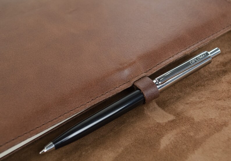 Capri A4 Personalised Handmade Italian Leather Refillable Journal ...