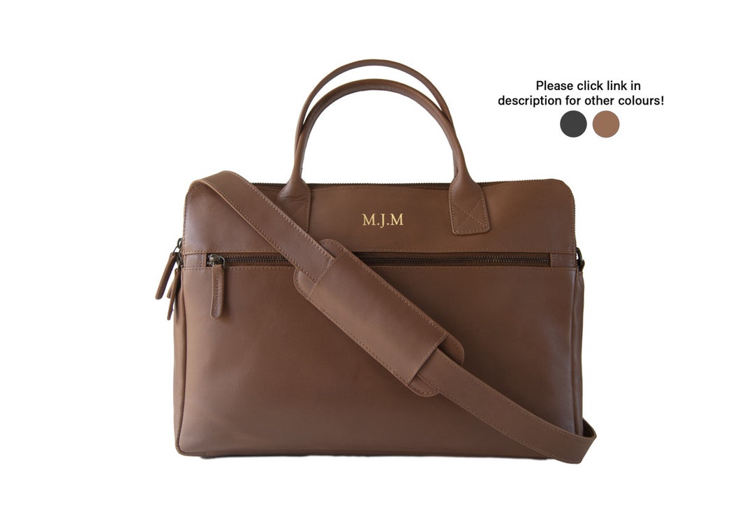 Wayfarer Handmade Leather Briefcase Large Copper 27cm X 39cm - Etsy